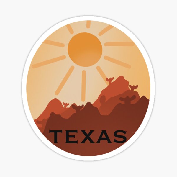 "Texas" Sticker by gremoline | Redbubble