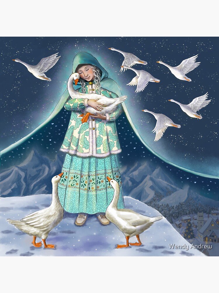 "Goose Mother" Sticker for Sale by PDWendy | Redbubble