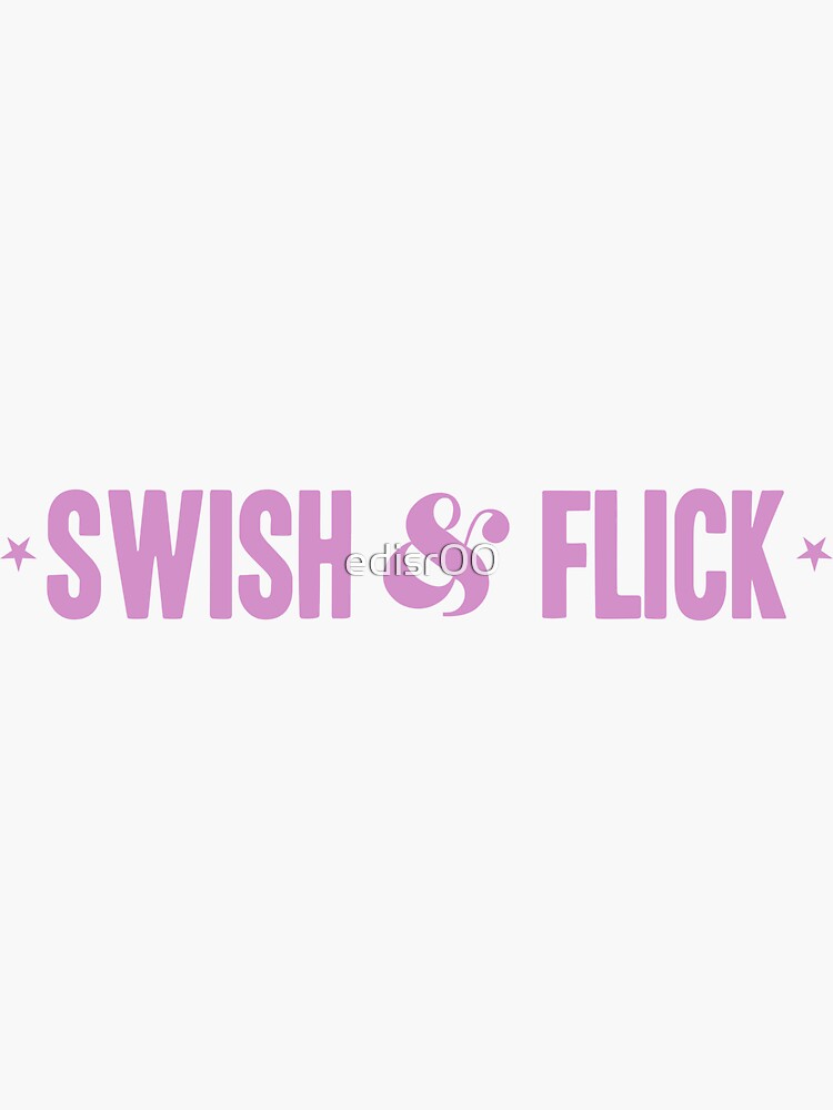 "Swish and flick" Sticker by edisr00 | Redbubble