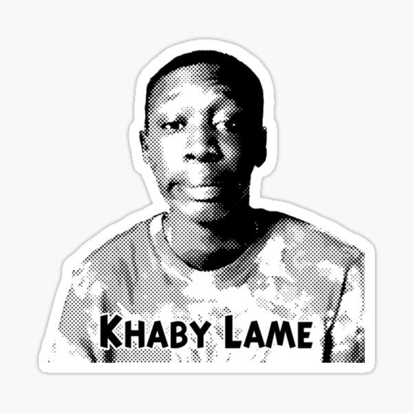 "Khaby Lame Khaby LAME " Sticker for Sale by GidurLokat | Redbubble