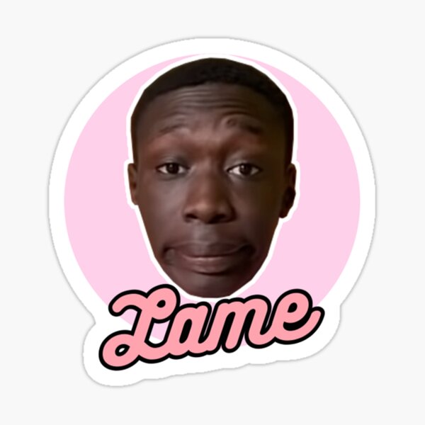 "Khaby Lame Lame " Sticker for Sale by GidurLokat | Redbubble