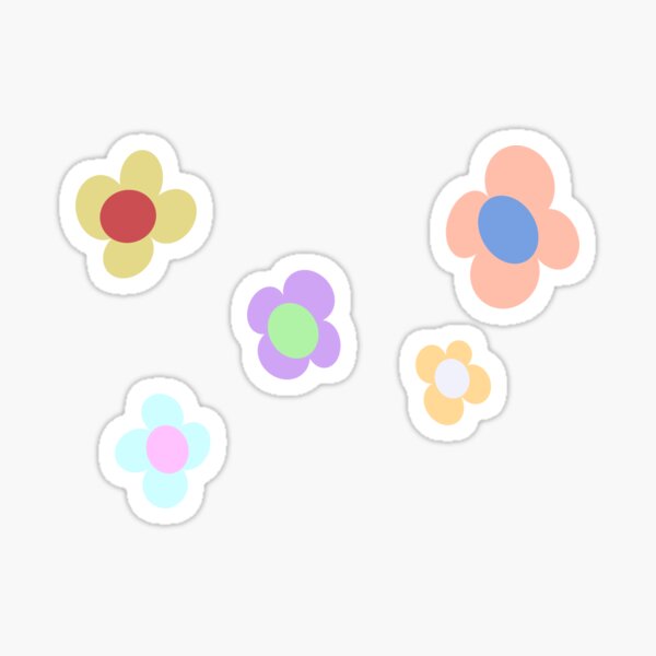 "Cute flower pack " Sticker for Sale by Drilona-gux | Redbubble