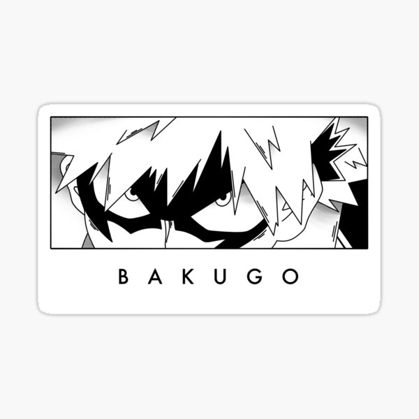 "Bakugo" Sticker for Sale by Geleda | Redbubble