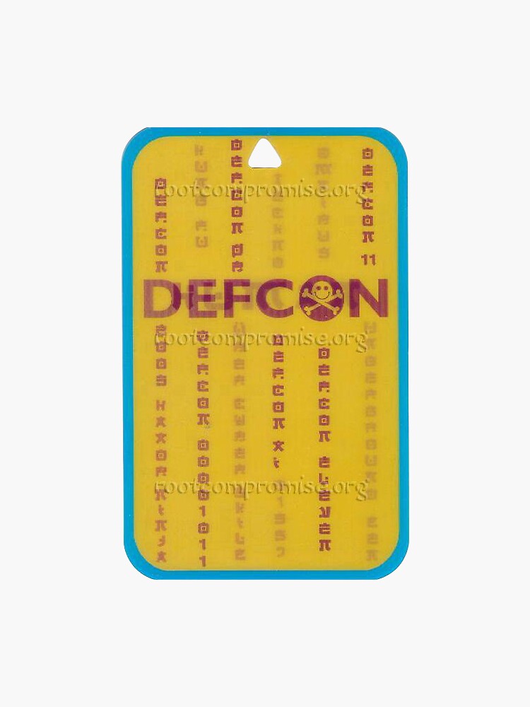 "DEFCON 11 Badge" Sticker for Sale by HackerVillage | Redbubble
