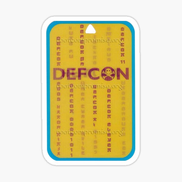 "DEFCON 11 Badge" Sticker for Sale by HackerVillage | Redbubble
