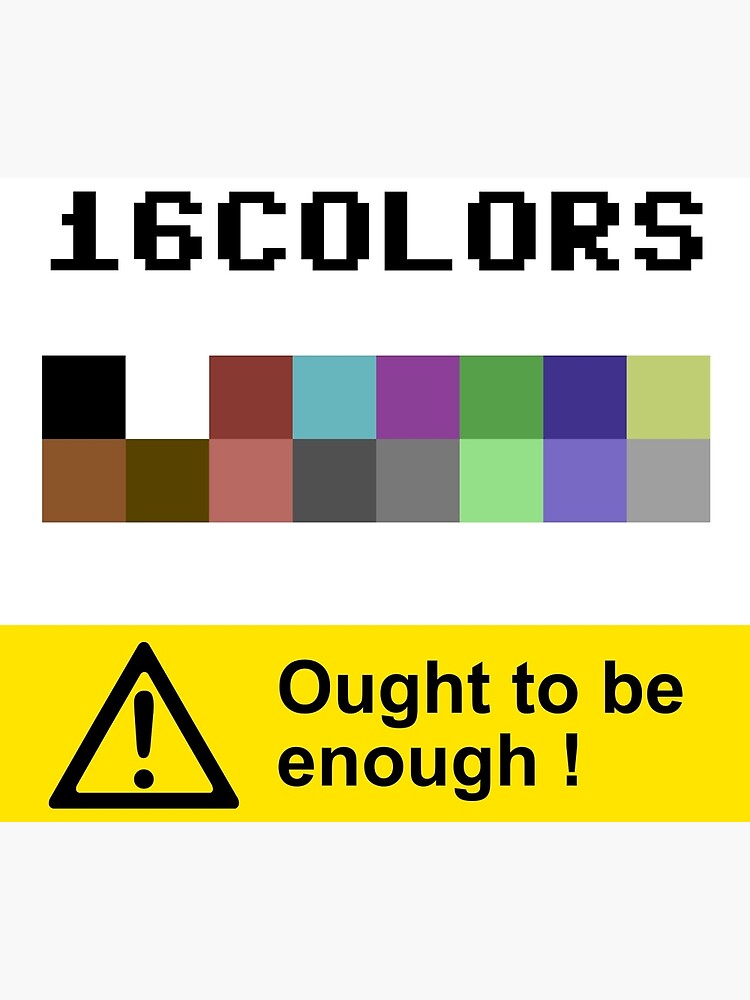 "COMMODORE 64 Color Palette" Photographic Print for Sale by zapposh ...