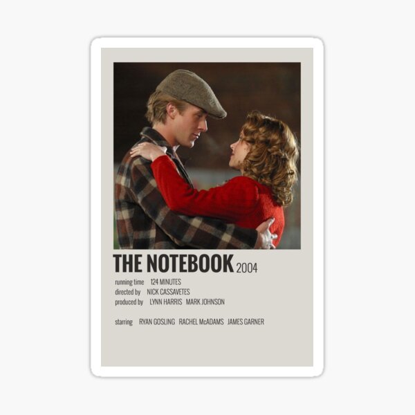 "The notebook movie poster" Sticker for Sale by Aleziakh | Redbubble