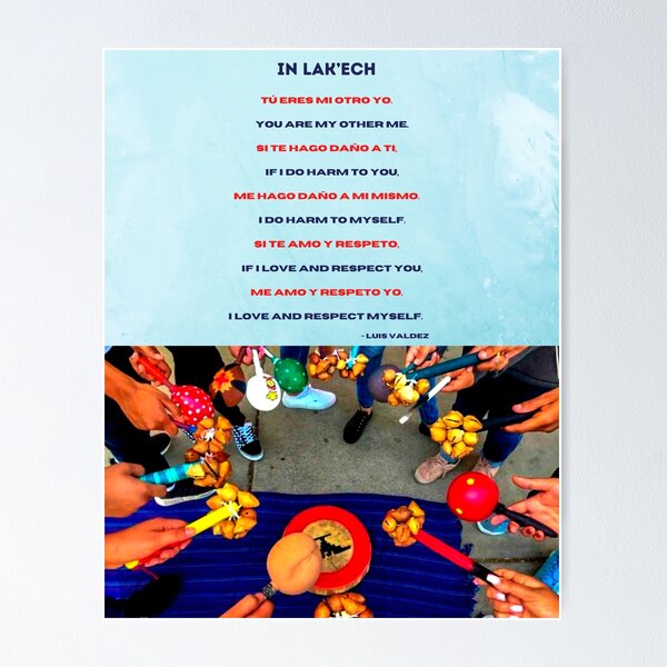 "In Lak'ech" Poster for Sale by Popoka | Redbubble