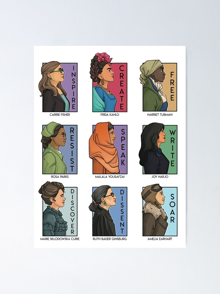 "She Series Real Women - Version 1" Poster by khallion | Redbubble