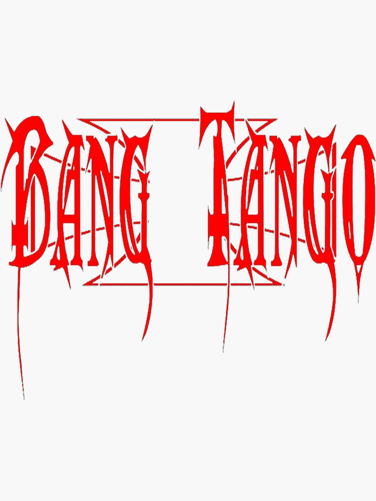 "best logo of Bang Tango is an American hard rock band" Sticker by ...