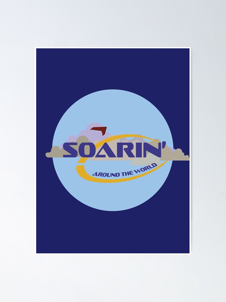 "Soarin' Around the World Clouds Design" Poster for Sale by ...