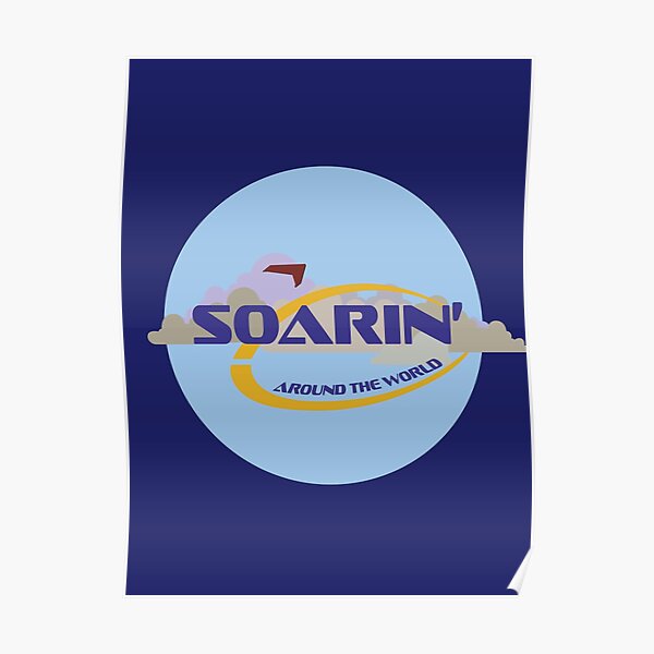 "Soarin' Around the World Clouds Design" Poster for Sale by ...