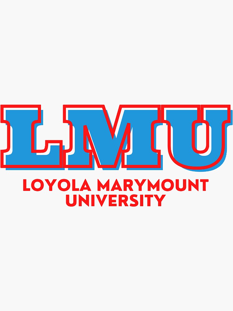 "Loyola Marymount University - LMU Offset Design" Sticker for Sale by ...