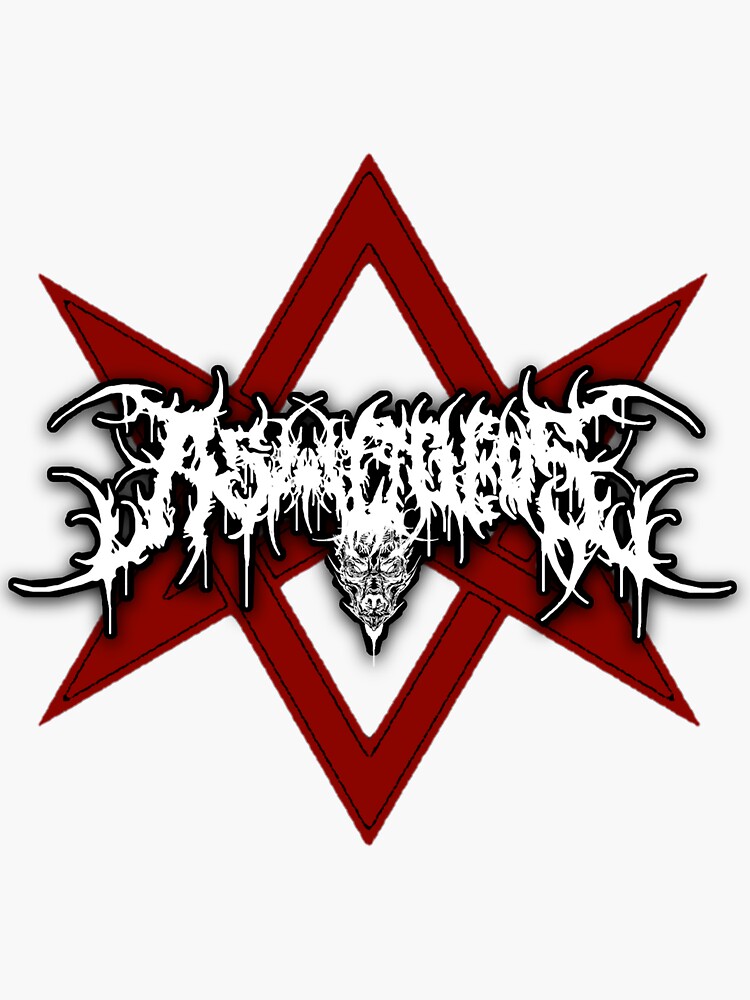 "Asmodeus classic logo red" Sticker for Sale by Aaronperry | Redbubble