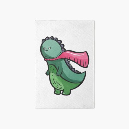 "Bale the Happy Dinosaur" Art Board Print by adreich1 | Redbubble