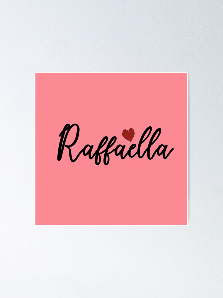 " Raffaella Herzen Aquarell" Poster von lazarosdesign | Redbubble