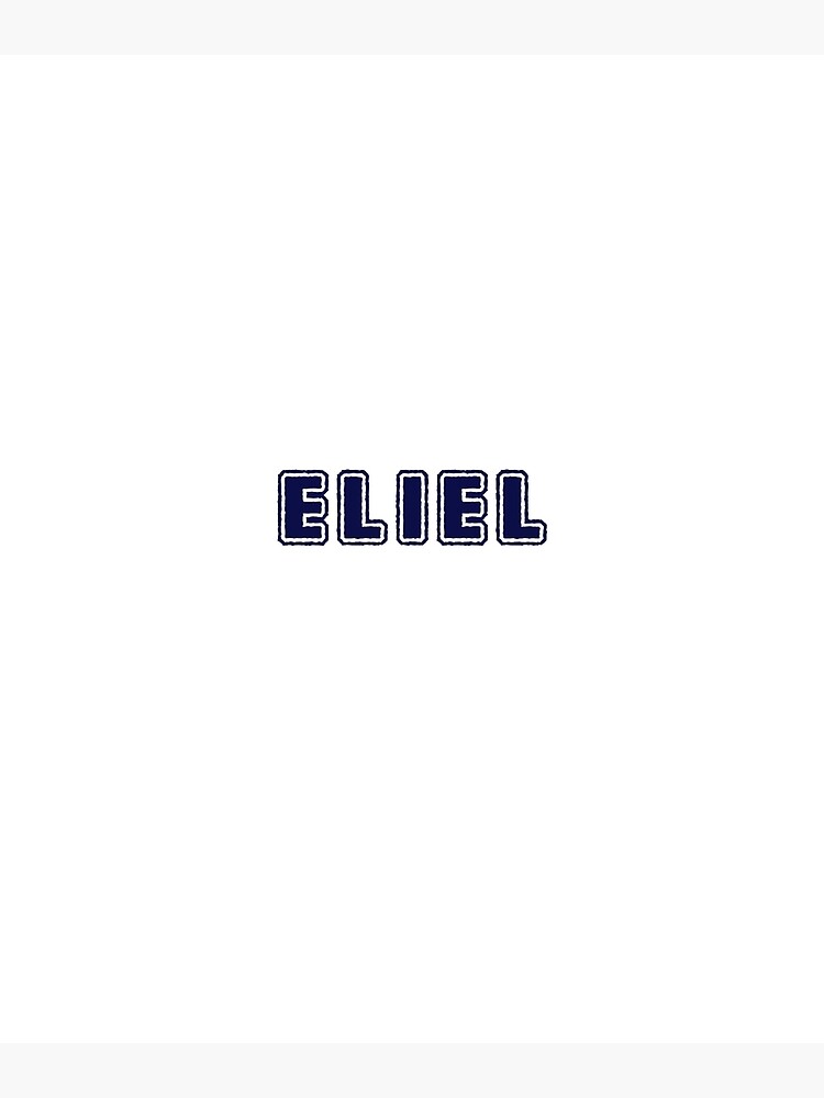 "ELIEL" Poster for Sale by yalinsolomon | Redbubble