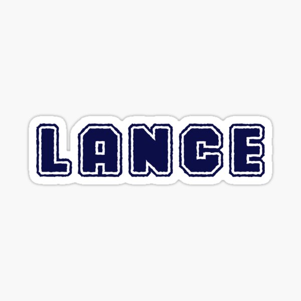 "LANCE" Sticker for Sale by yalinsolomon | Redbubble