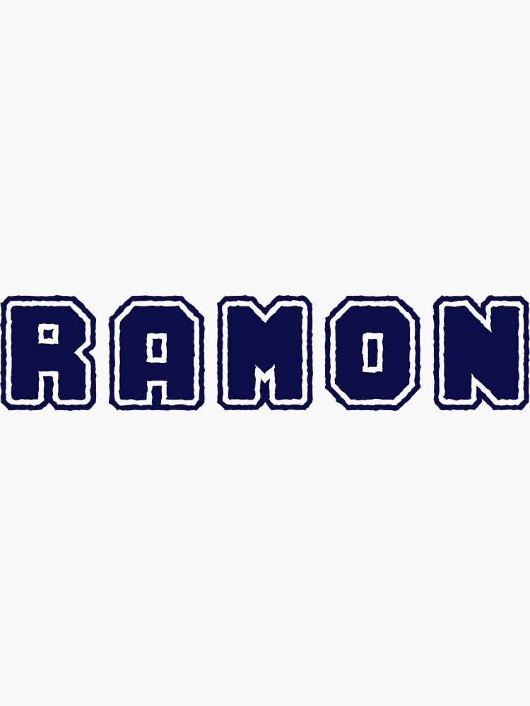 "RAMON" Sticker for Sale by yalinsolomon | Redbubble