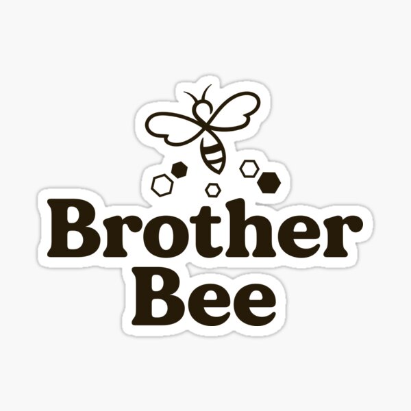 "Brother Bee Matching Family Bumblebee Shirts Birthday" Sticker by ...