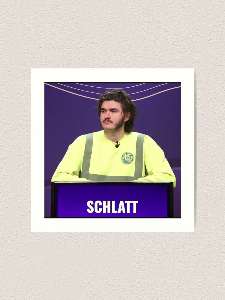 "Jschlatt" Art Print by itsOrangeBlue | Redbubble