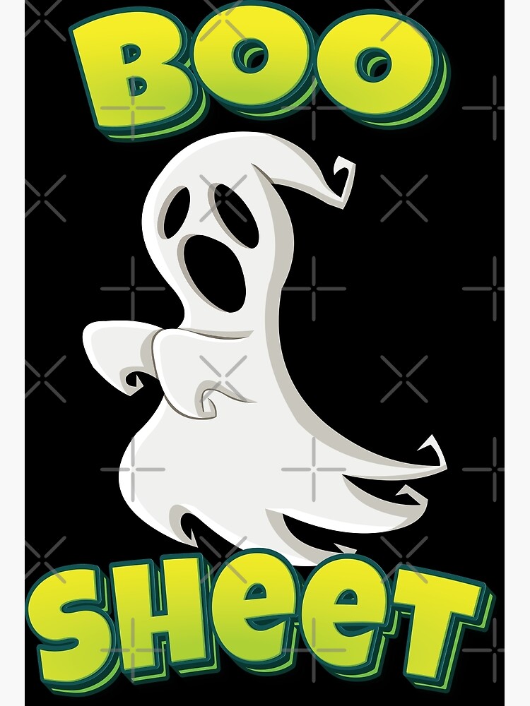 Póster «Boo Sheet Fantasma Dibujos animados» de FiveNiches | Redbubble