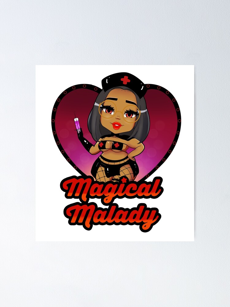 "Magical Malady Logo " Poster for Sale by magicalblkgrl | Redbubble