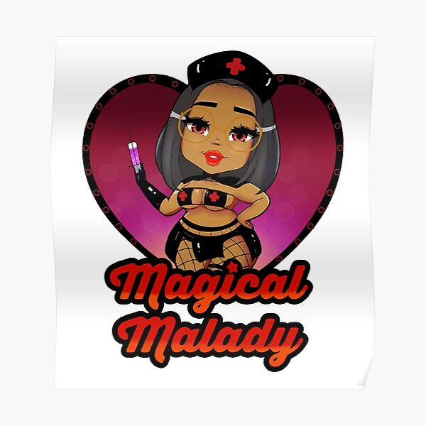 "Magical Malady Logo " Poster for Sale by magicalblkgrl | Redbubble