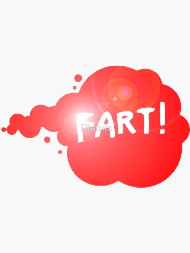 "red fartd" Sticker for Sale by Platnix | Redbubble