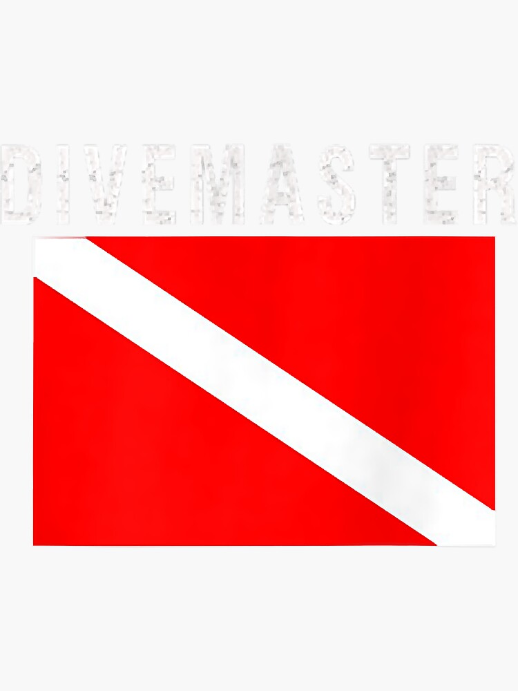 "Dive Flag Divemaster Dive Master Diver Down Scuba Diving Tank Top ...