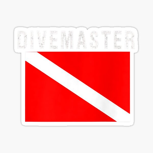 "Dive Flag Divemaster Dive Master Diver Down Scuba Diving Tank Top ...
