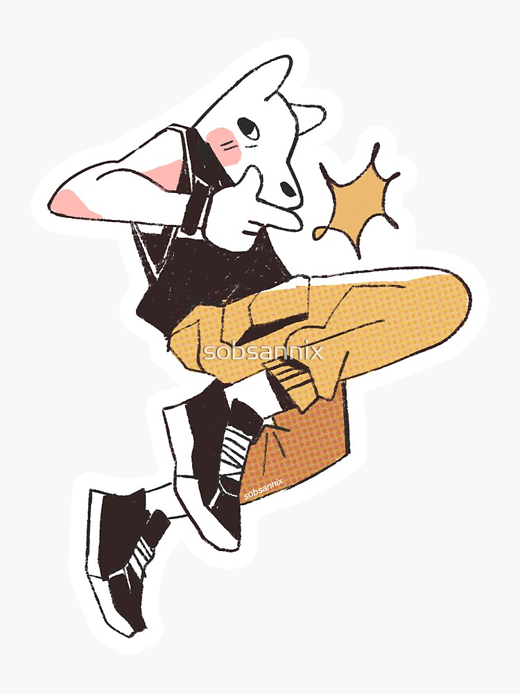 "Jump!" Sticker for Sale by sobsannix | Redbubble