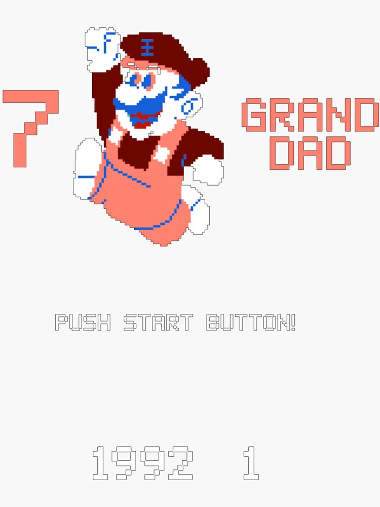 "7 Grand Dad 96" Sticker for Sale by DylanPeter1975 | Redbubble