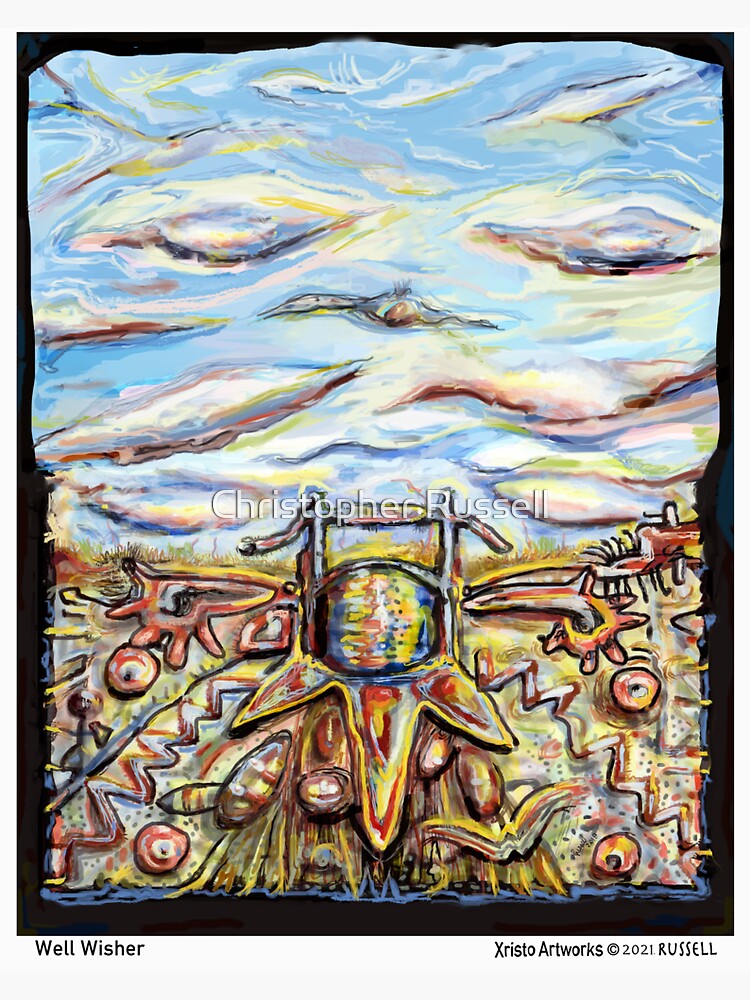 "Well Wisher" Sticker for Sale by XtraArt | Redbubble