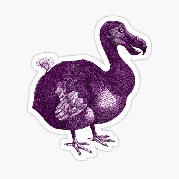 "Vintage Dodo Bird Illustration" Sticker for Sale by hiway9 | Redbubble
