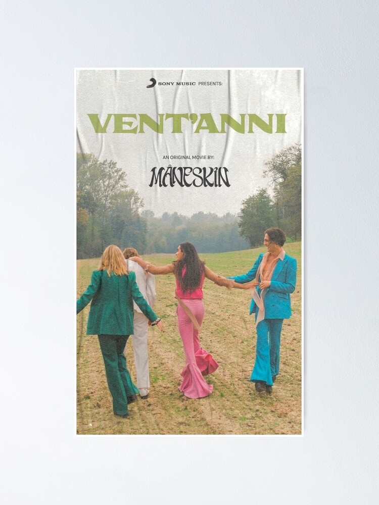 "Måneskin Vent’Anni " Poster for Sale by worldoffandoms | Redbubble