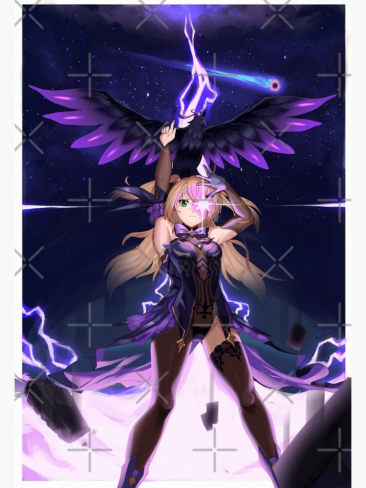 "Fischl Genshin Impact" Poster for Sale by Yoonjihoo0294 | Redbubble