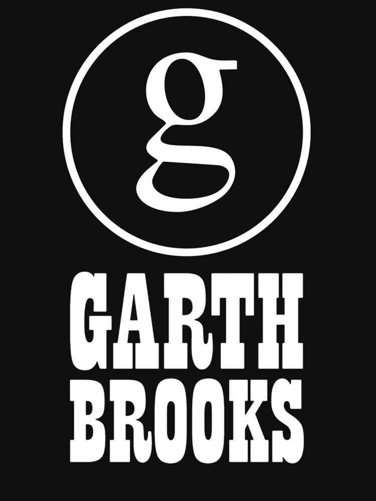 "Garth Brooks Logo Classic" T-shirt for Sale by CustomTeeBars ...