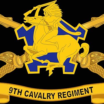 "Army - 9th Cavalry Regiment w Br - Ribbon" Sticker for Sale by ...