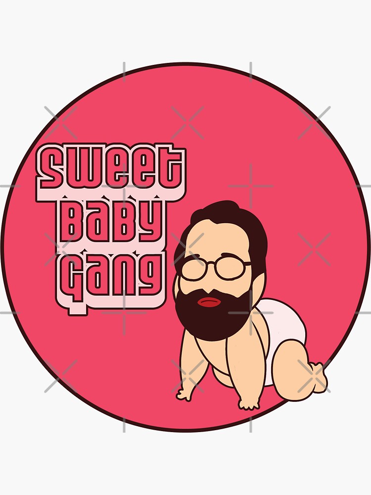 "Sweet Baby Gang" Sticker for Sale by DamienOujia | Redbubble