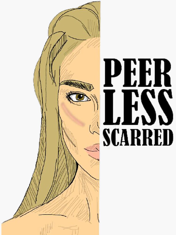 "Peerless Scarred (Female)" Sticker for Sale by christa-lester | Redbubble