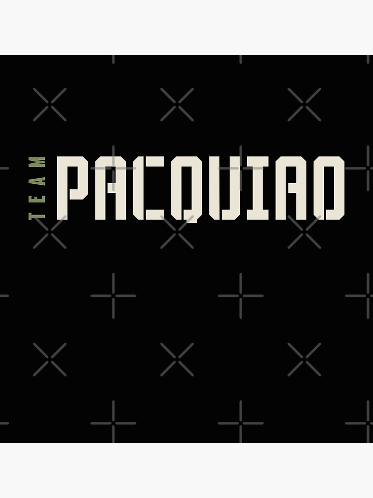 "Team Pacquiao" Poster by iccdesign | Redbubble