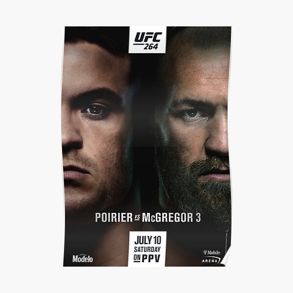 "UFC 264" Poster for Sale by olsonmelissa | Redbubble