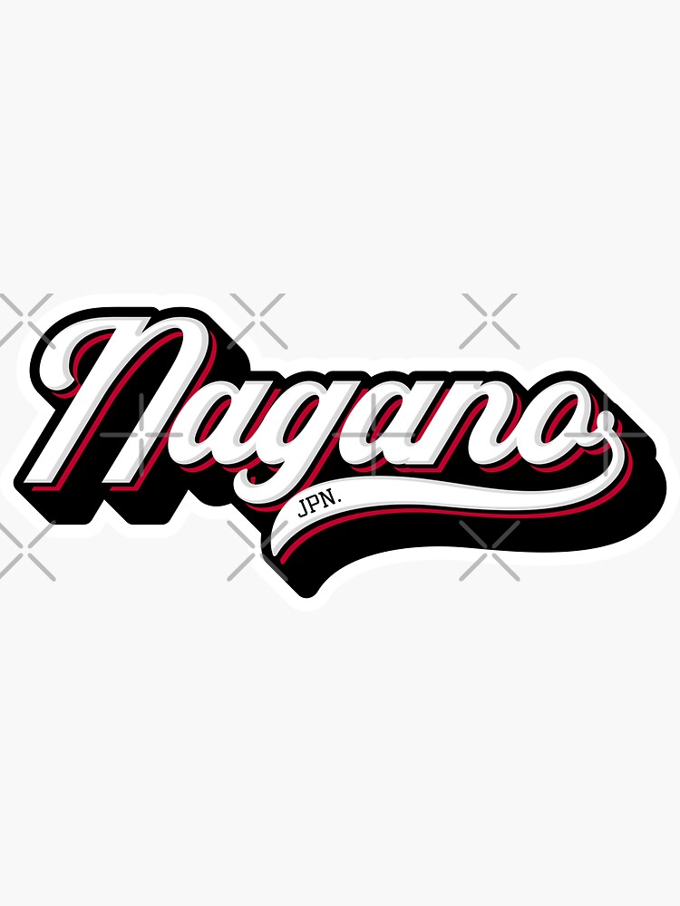 "Nagano Japan" Sticker for Sale by creativecaveman | Redbubble