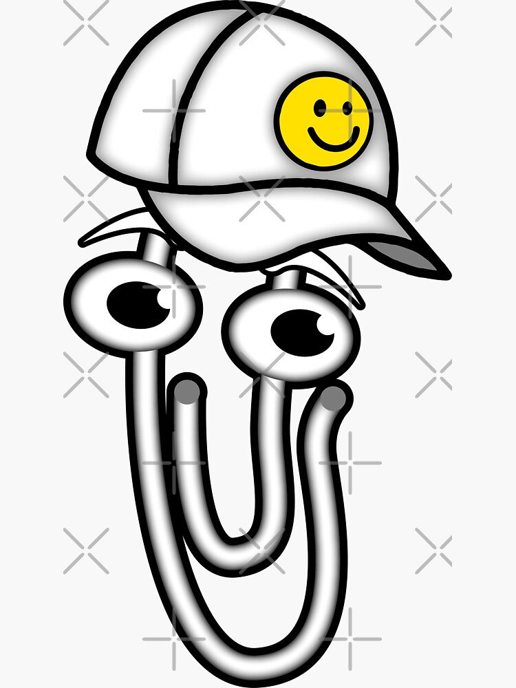 "clippy" Sticker for Sale by Merazi | Redbubble