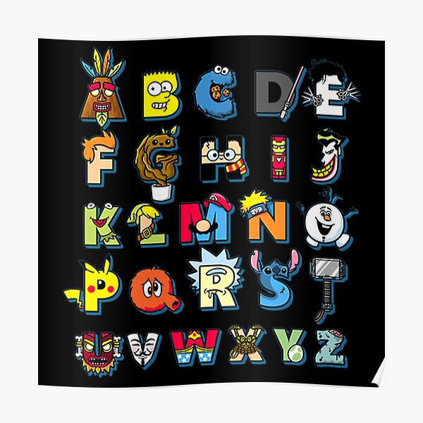 "ABC Nerd T- Shirt" Poster for Sale by Seaurchin58 | Redbubble
