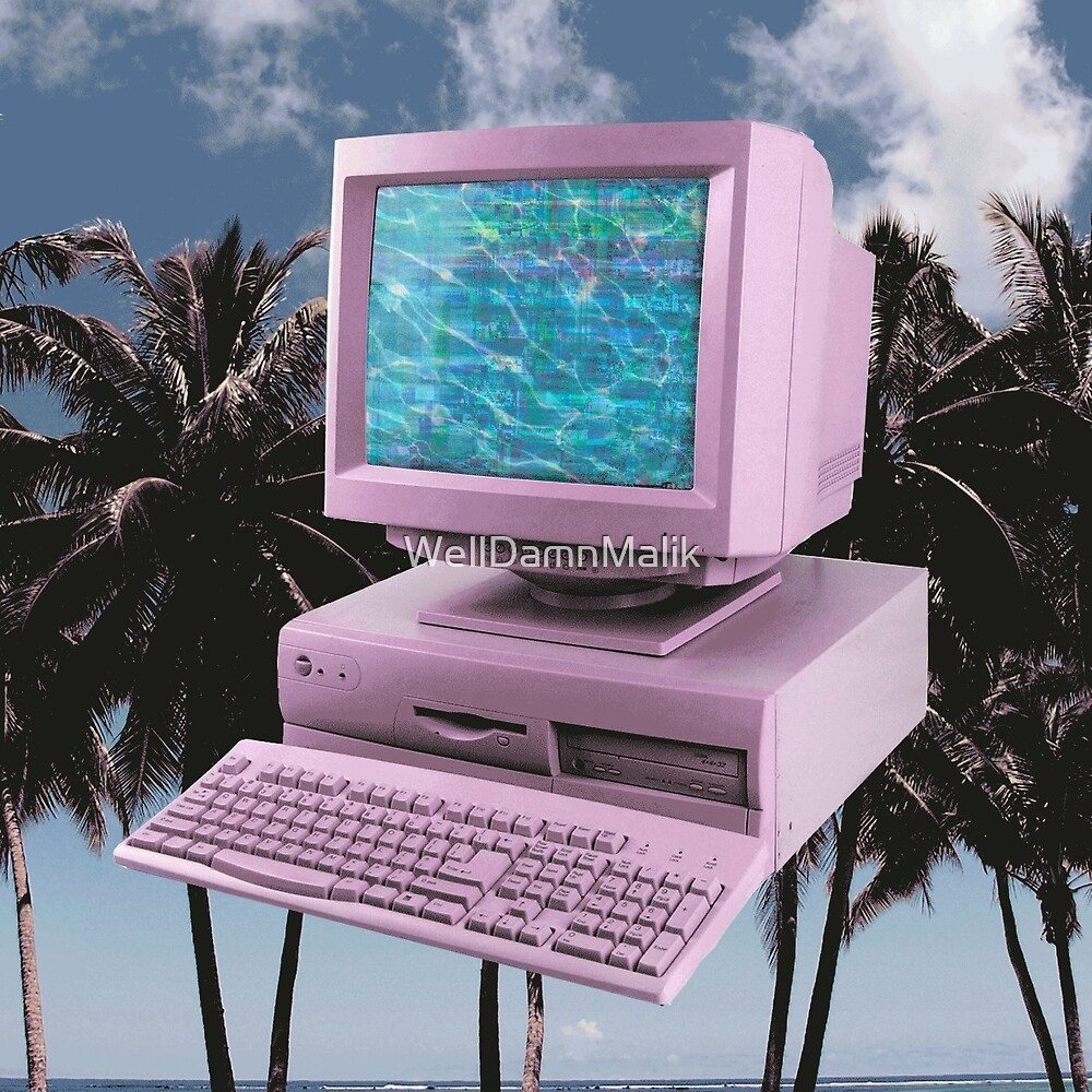 "Retro 90s Computer" by WellDamnMalik | Redbubble