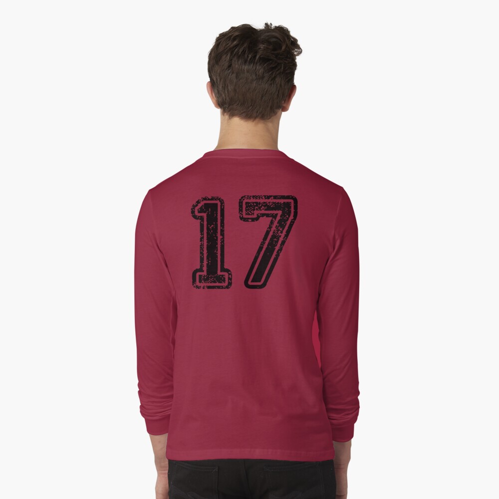 "17" Sticker for Sale by monarchgraphics | Redbubble