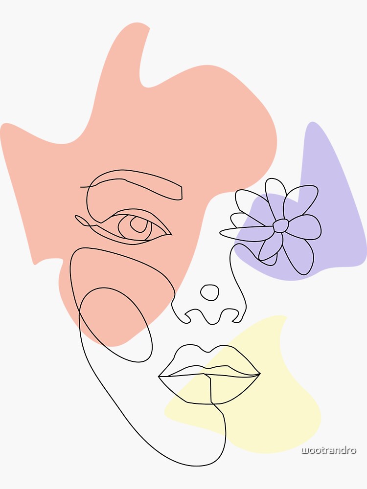 "Face Color" Sticker for Sale by wootrandro | Redbubble
