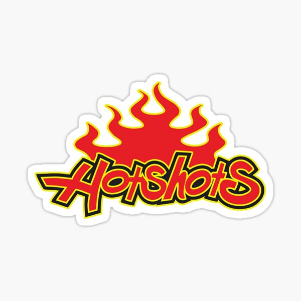 "Hotshots T-ShirtHotshots Sports Logo" Sticker for Sale by ...